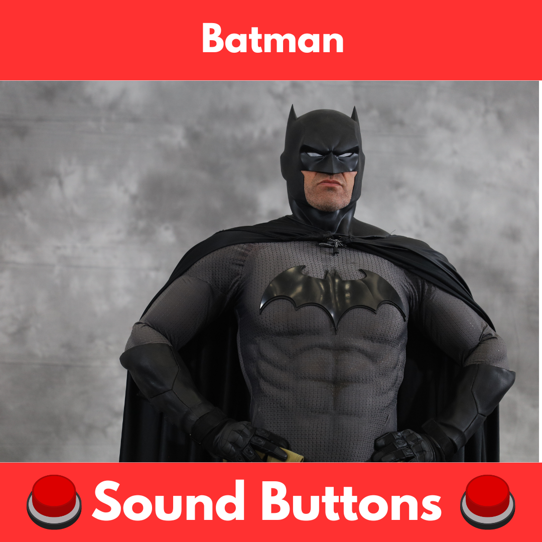 Batman Sound Buttons: Iconic Quotes & SFX Soundboard