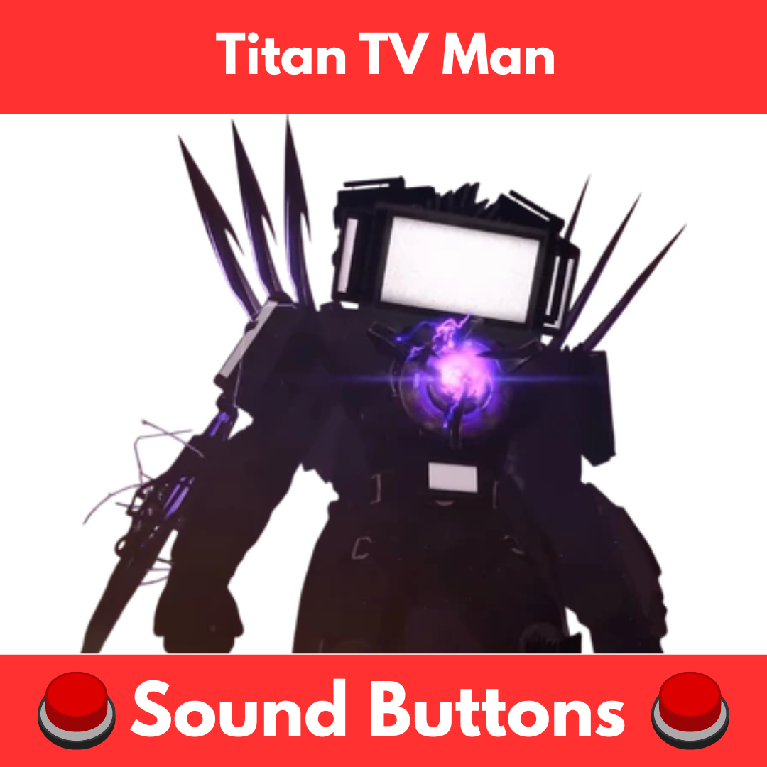 Titan TV Man Sound Buttons: Instant Play Soundboard